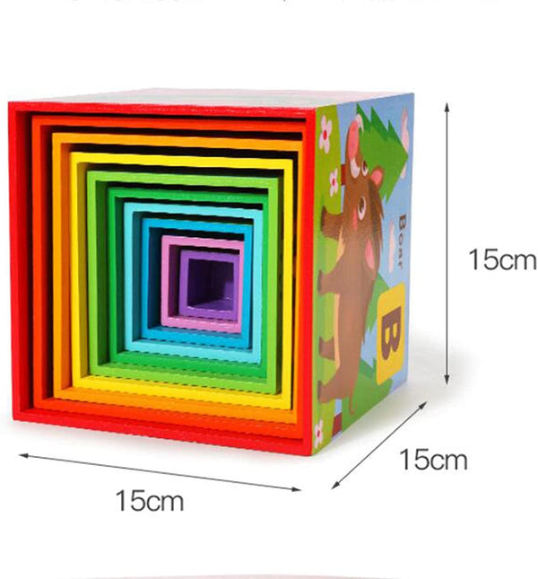 Juguete Cubos abecedario apilables 100% Madera – Maderitas Infantiles